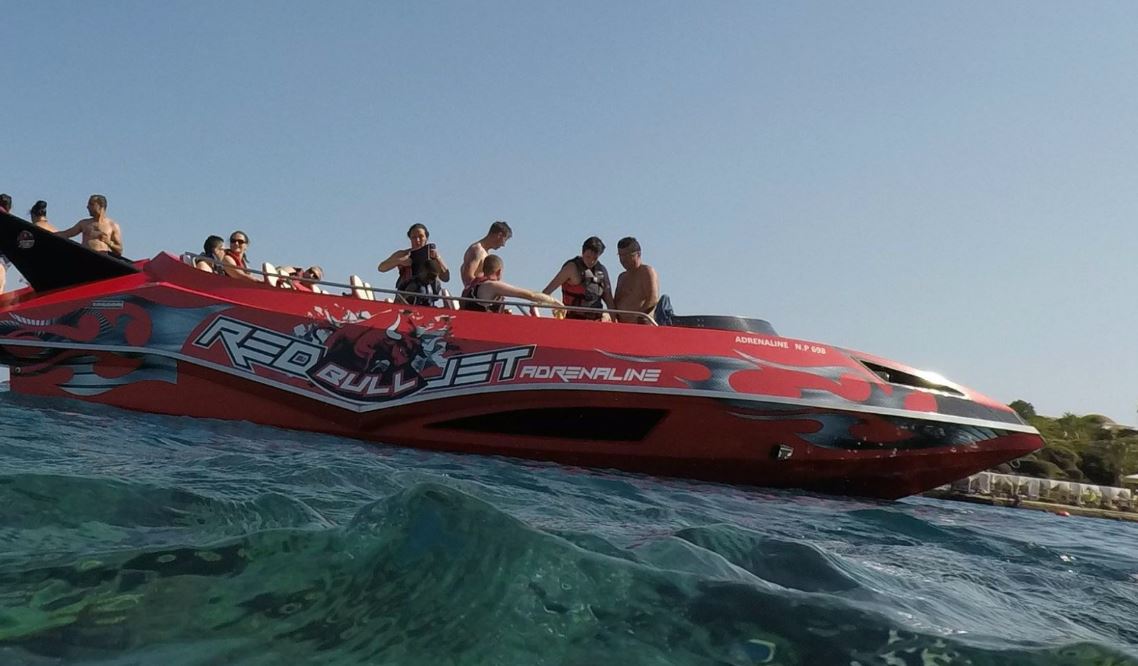 Red Bull Jet - Εκδρομή Με Σκάφος Speedboat Μαντράκι Ρόδος