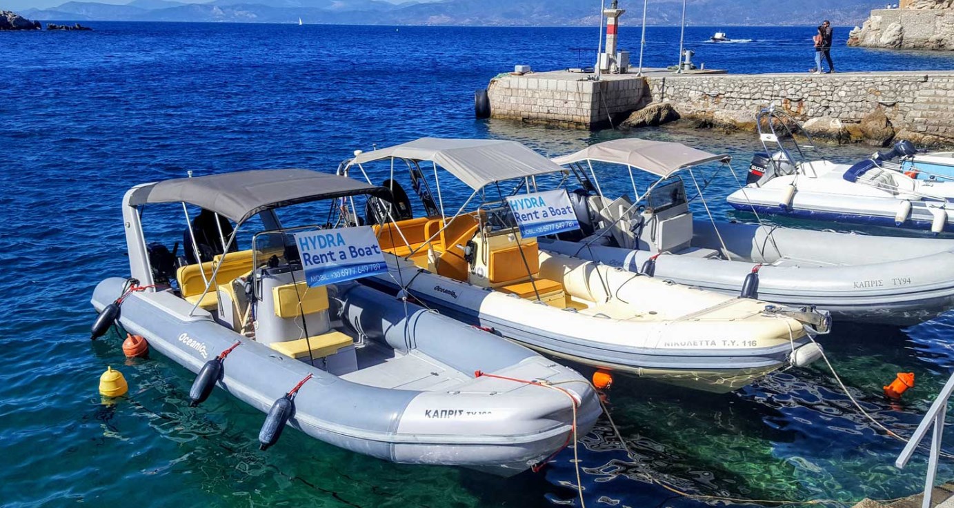 Hydra Rent a Boat - Skippered Motor Boat Rental Hydra