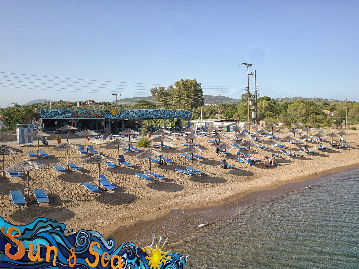 Beach Bar Restaurant Sun And Sea - Φαγητό Ποτό Φοινικούντα