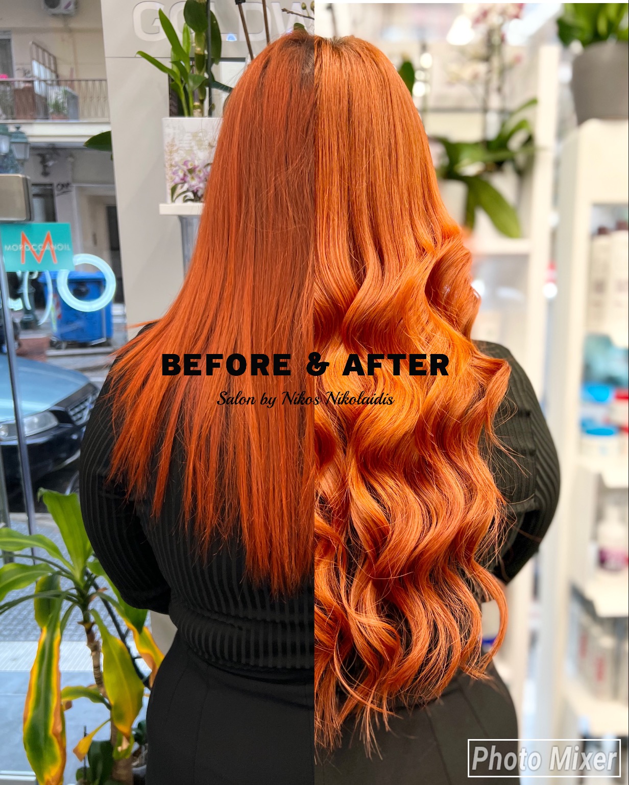 Before & After - Βαφή Μαλλιών Balayage Κέντρο Θεσσαλονίκης