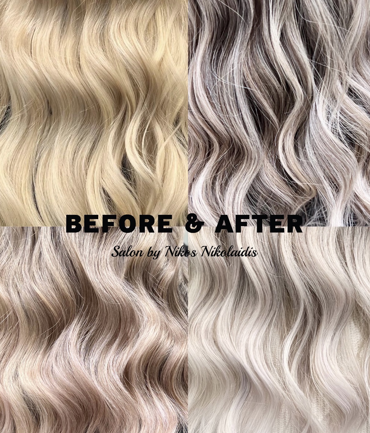 Before & After - Βαφή Μαλλιών Balayage Κέντρο Θεσσαλονίκης