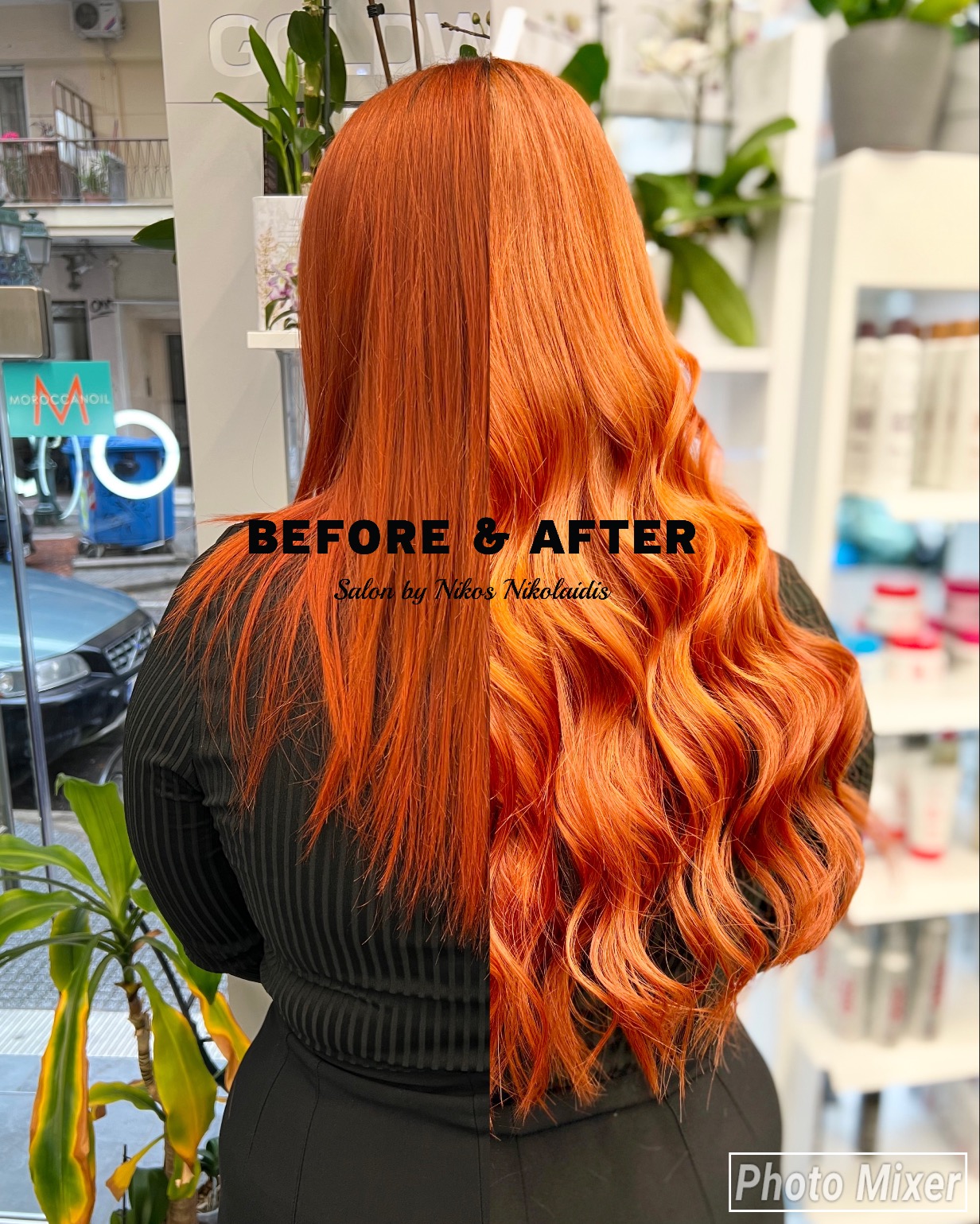 Before & After - Βαφή Μαλλιών Balayage Κέντρο Θεσσαλονίκης
