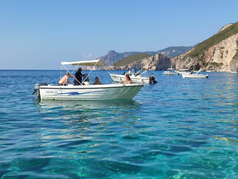 Mpoukas - Self Drive Motor Boat Rental Paleokastritsa