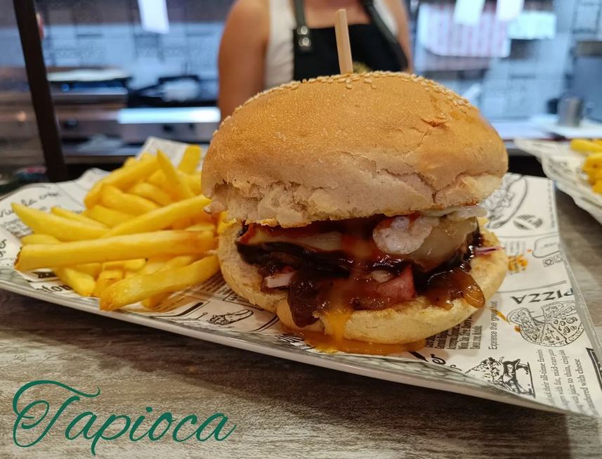 Tapioca Fast Food - Burger Κρέπες Μαρμάρι