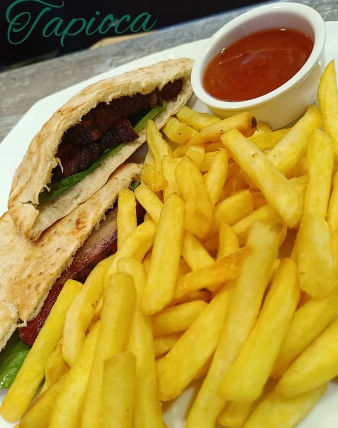 Tapioca Fast Food - Burger Κρέπες Μαρμάρι